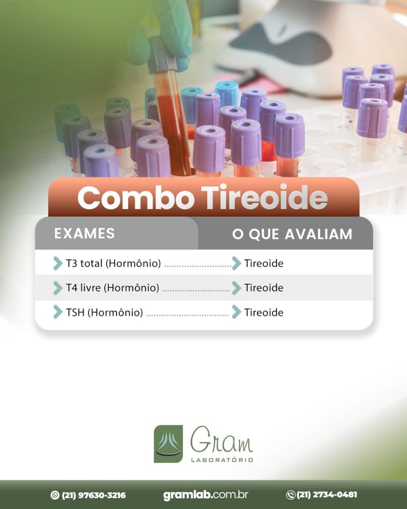 Combo de Exames | Gram Laboratório